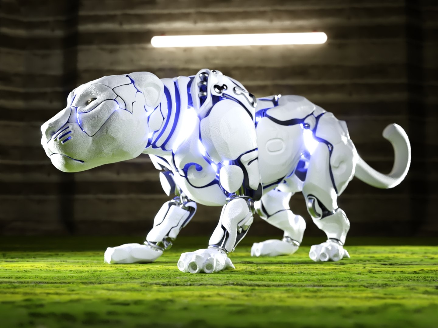 Robot Panther Sci Fi 3D Model - TurboSquid 1609074