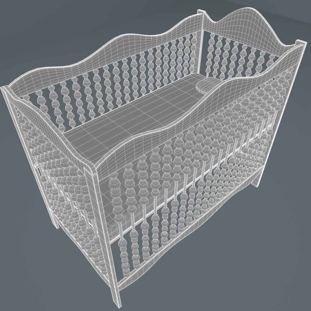 3d Baby Crib