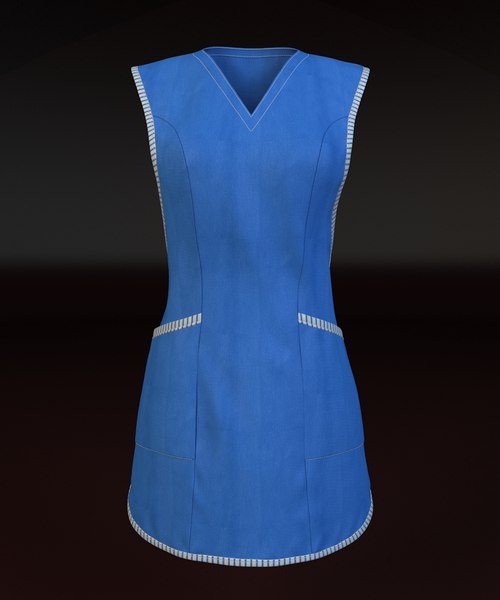 3d overalls model