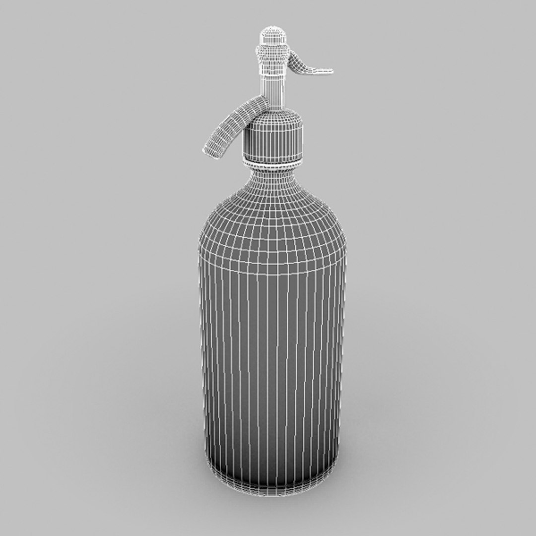 3d Soda Siphon Model