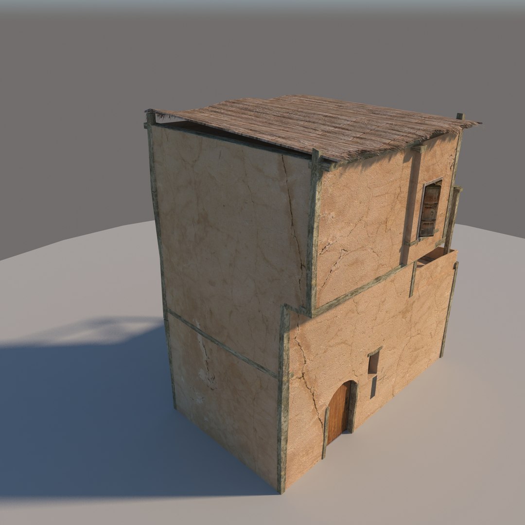 3D Old House Model - TurboSquid 1326425