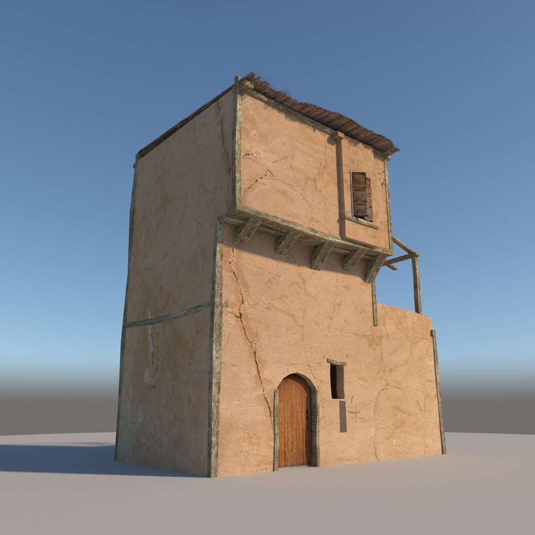 3D Old House Model - TurboSquid 1326425