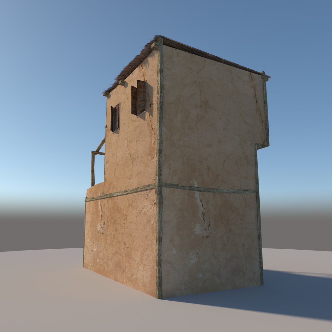 3D Old House Model - TurboSquid 1326425