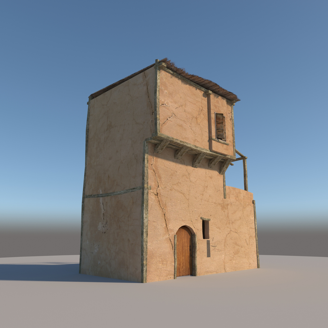 3D Old House Model - TurboSquid 1326425