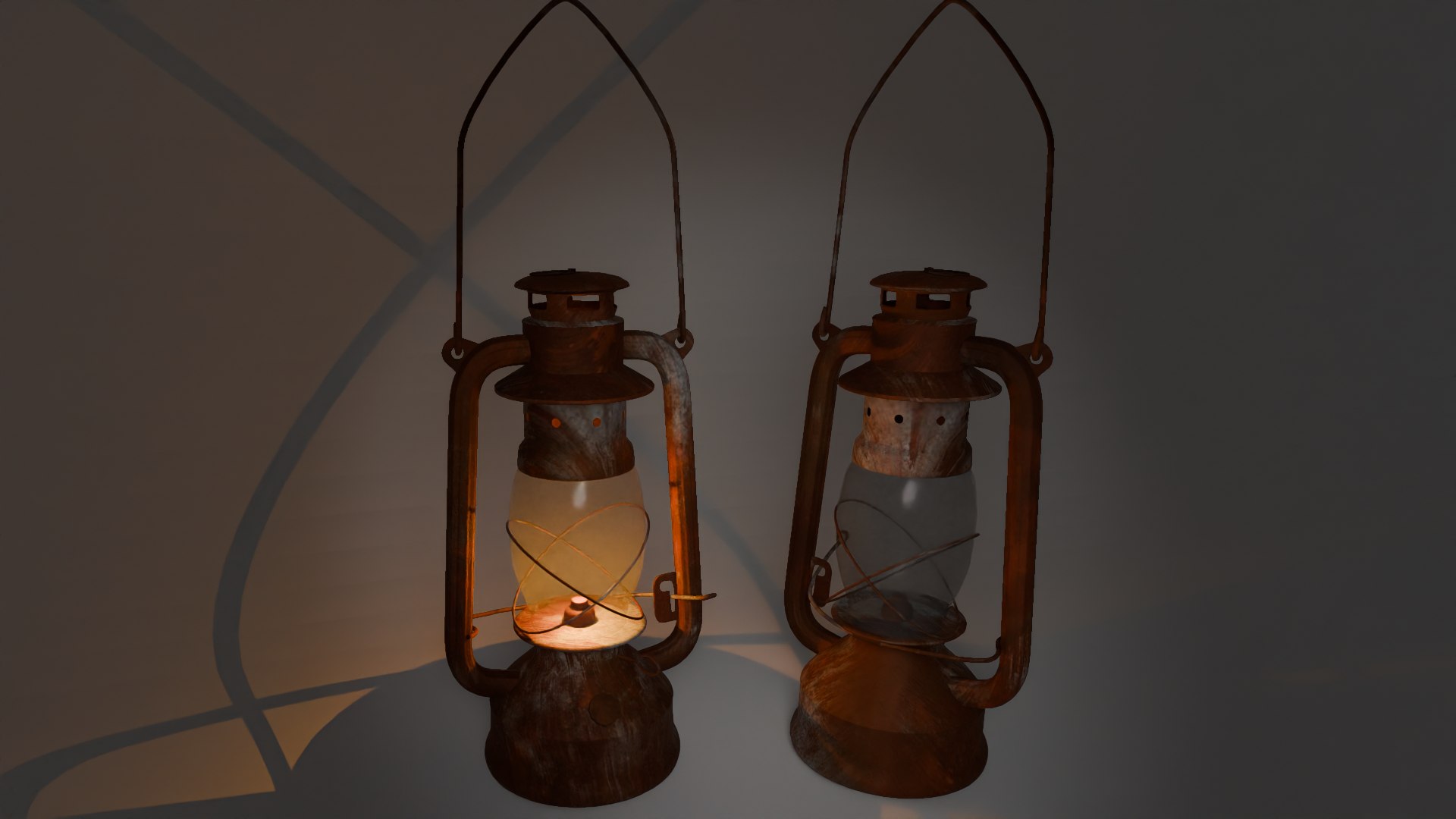 Rusty Lamp - 3D Asset 3D Model - TurboSquid 2268530