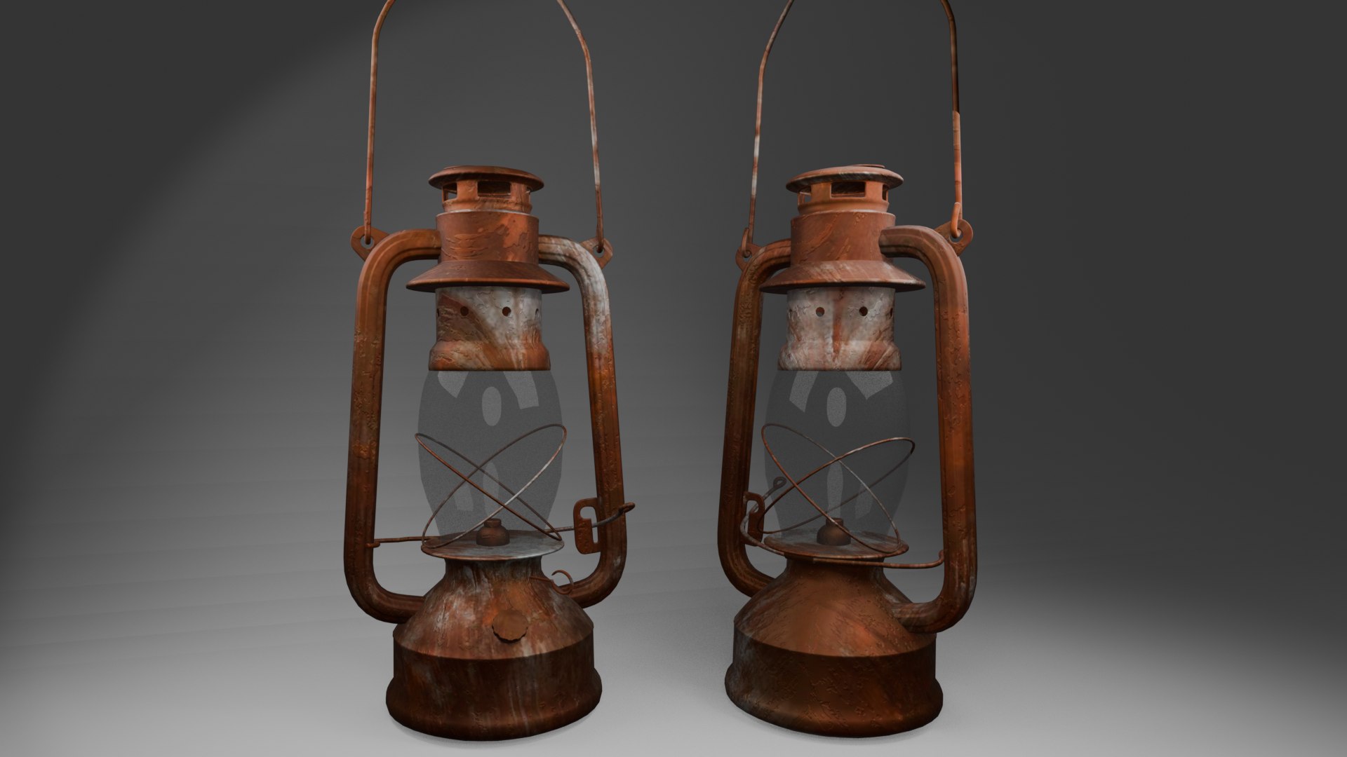 Rusty Lamp - 3D Asset 3D Model - TurboSquid 2268530