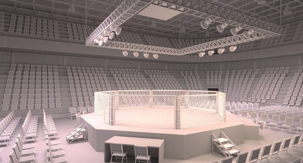 UFC 경기장 3D 모델 - TurboSquid 1182329