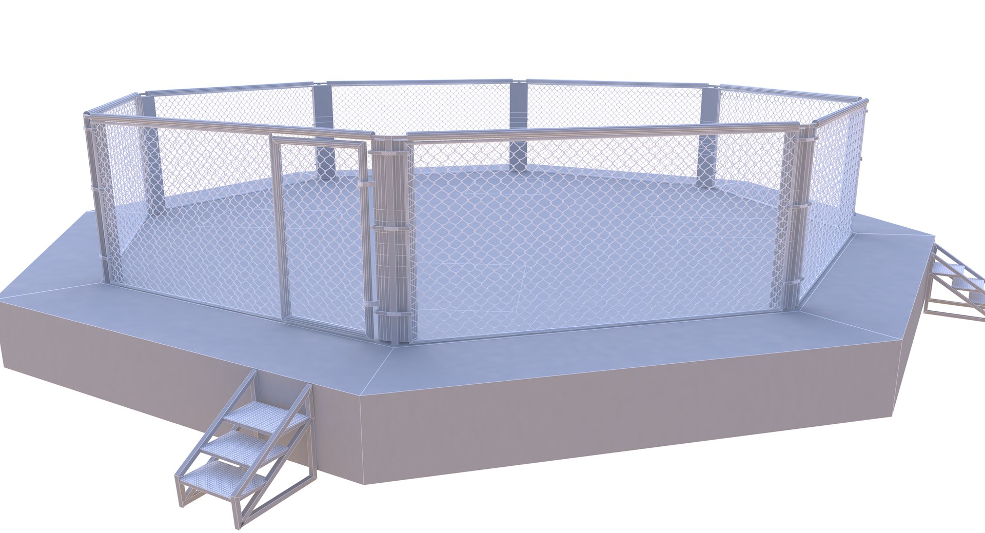 3D arena ufc model - TurboSquid 1182329
