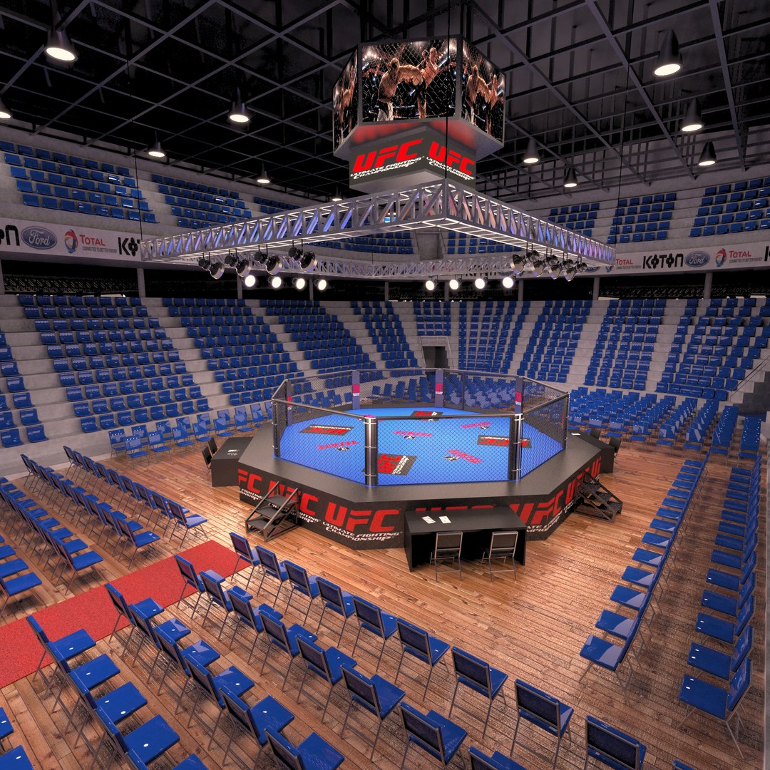 3D arena ufc model - TurboSquid 1182329
