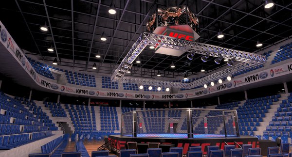 Arena do UFC Modelo 3D - TurboSquid 1182329