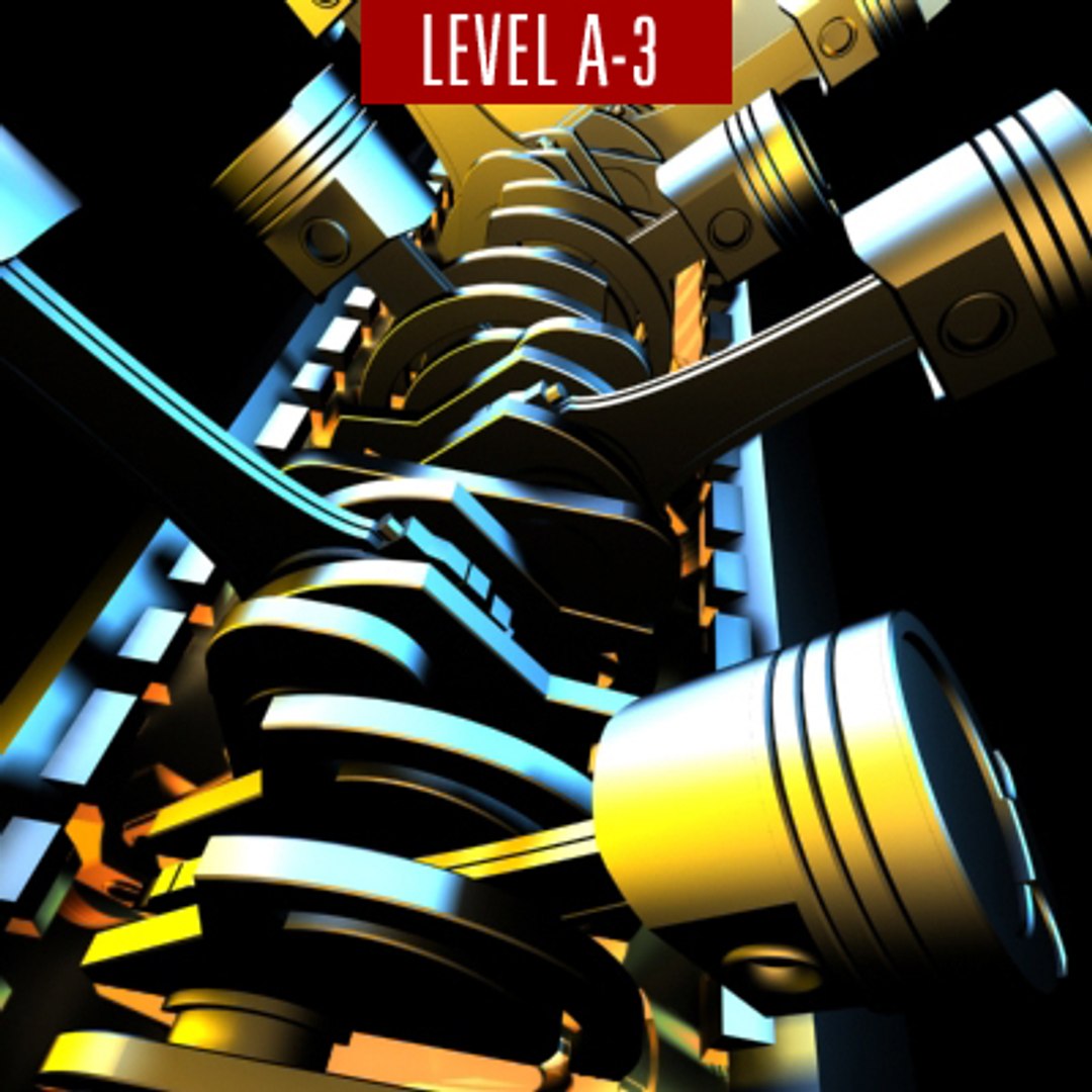 3ds Cylinder Engine Cutaway Cuts