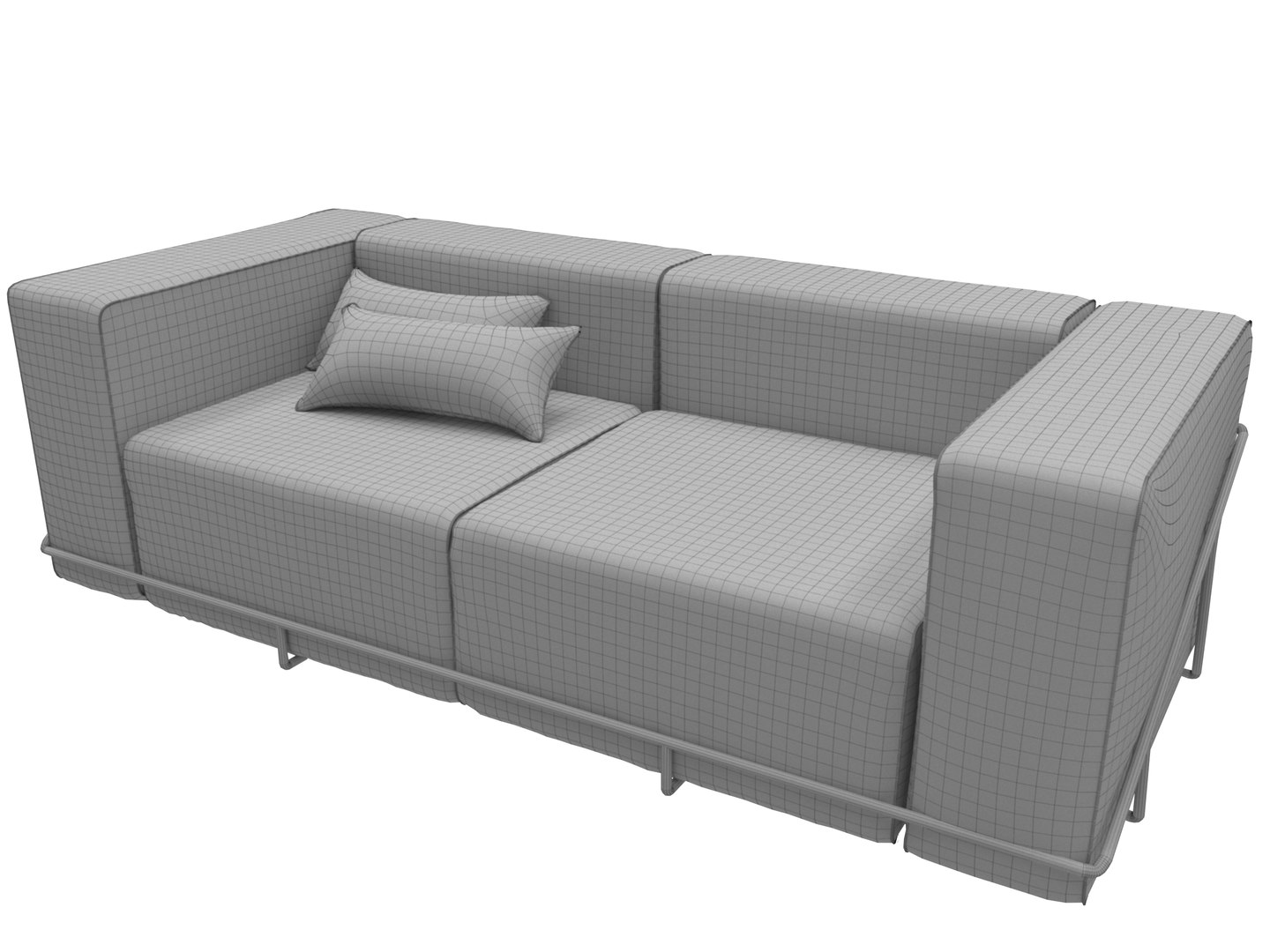 3D Simple Sofa - TurboSquid 1186382