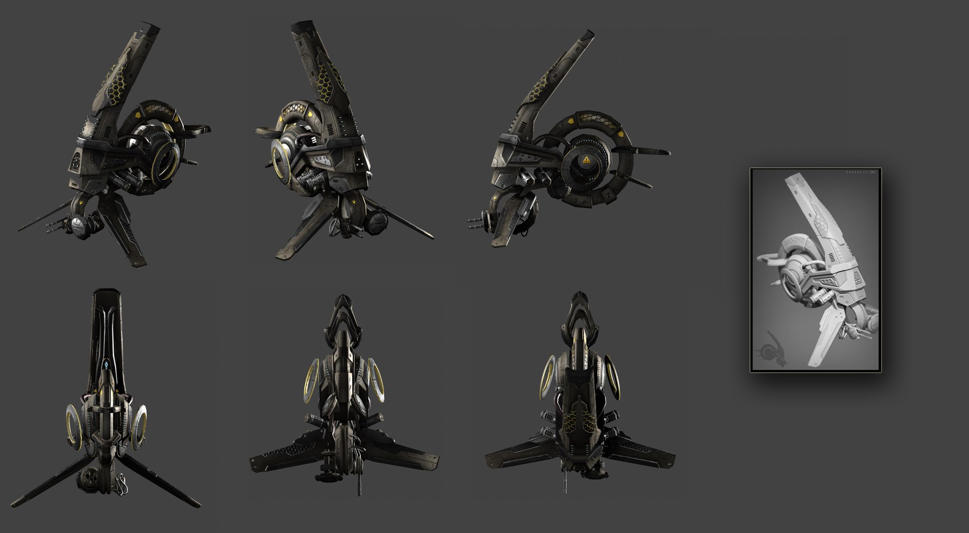 3d Model Pilotless Drone