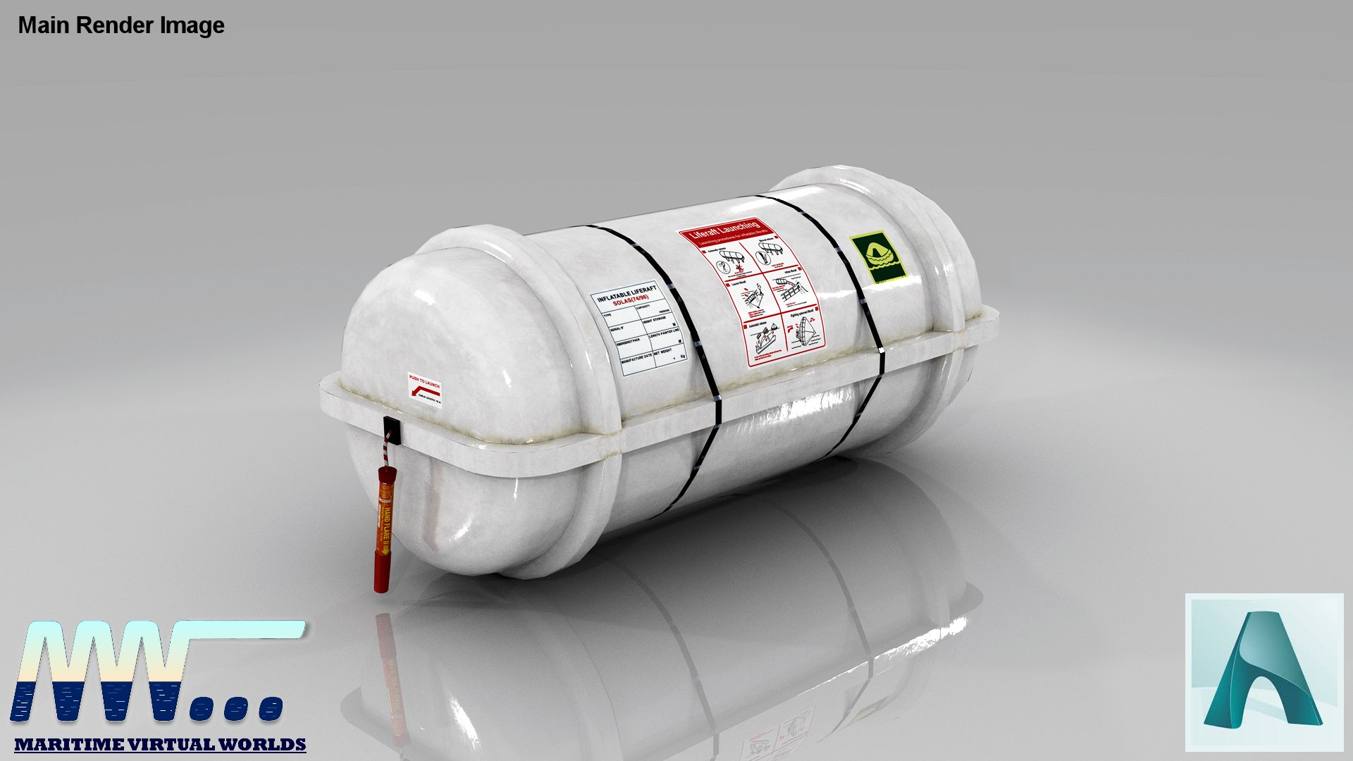 3D Life Raft Container - TurboSquid 1782635