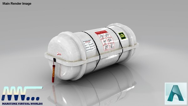 3D Life Raft Container - TurboSquid 1782635