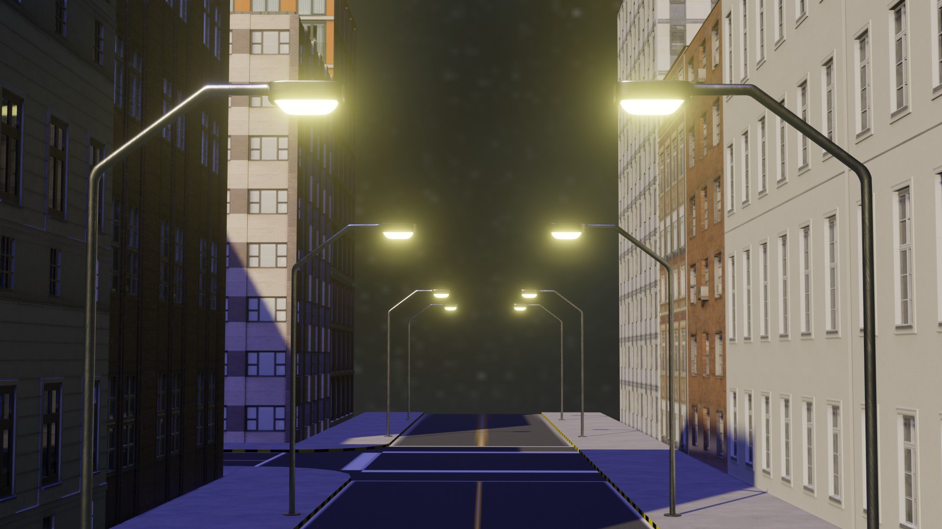 3D Little Street For Games Model - TurboSquid 1916237