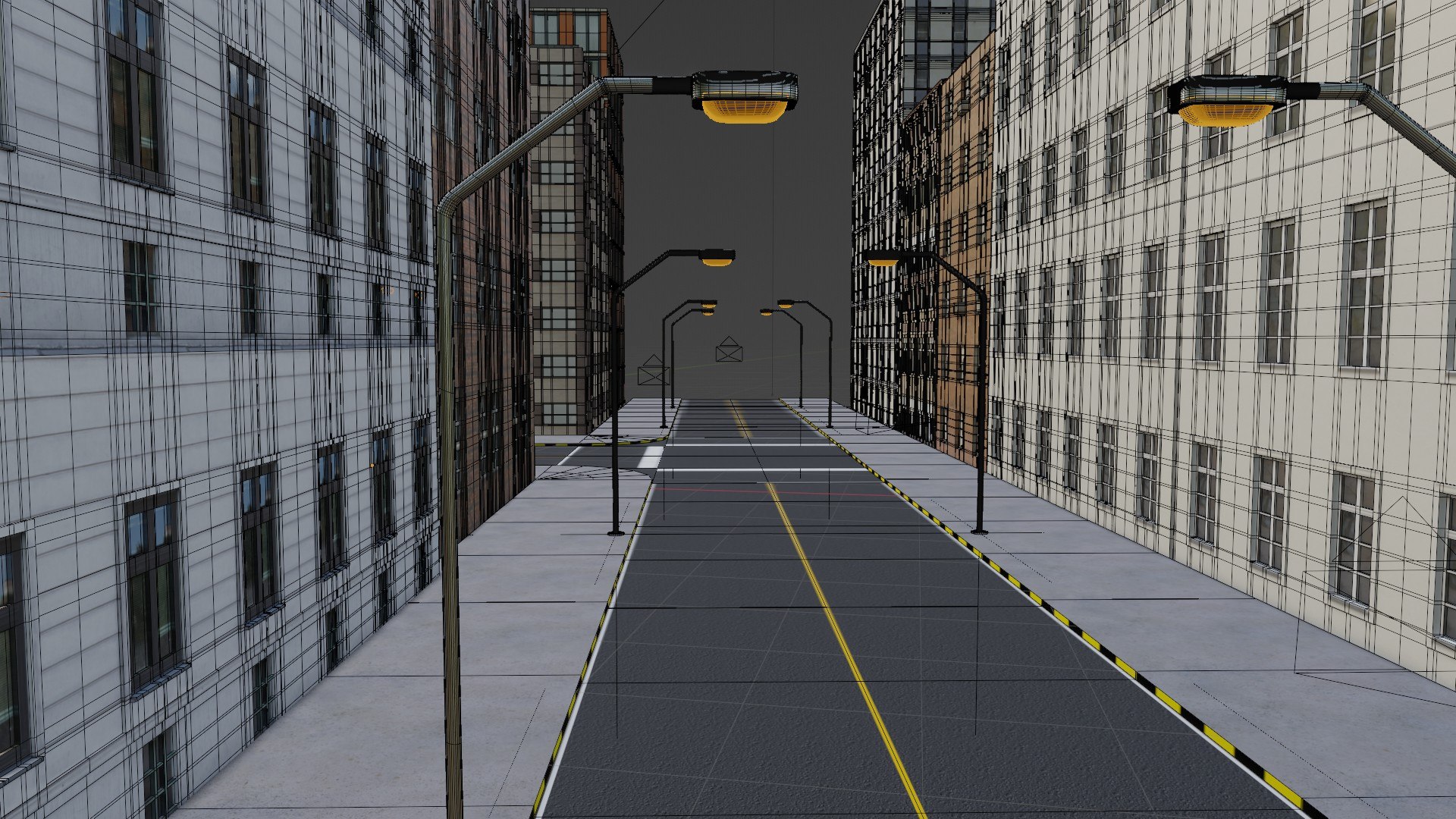 3D Little Street For Games Model - TurboSquid 1916237
