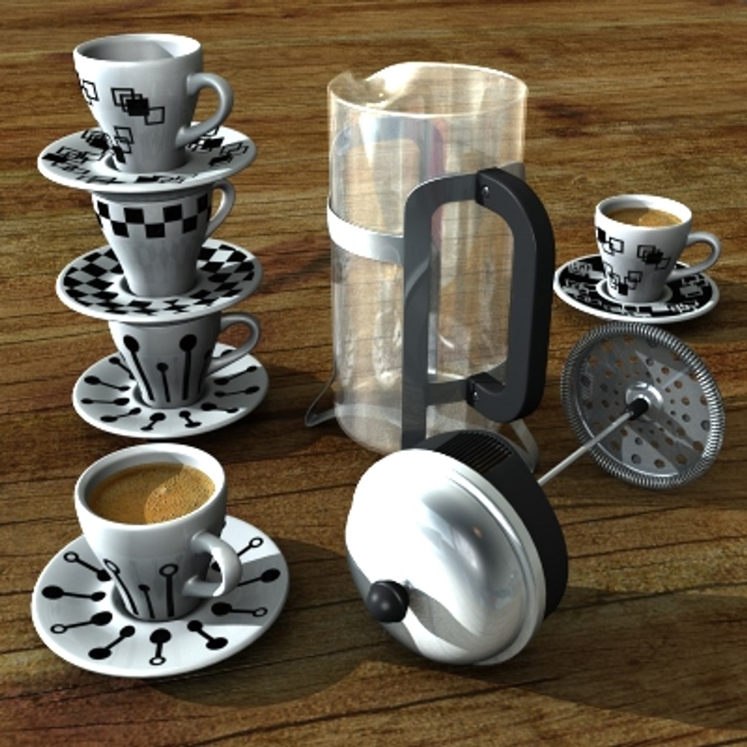3d Model Coffee V3