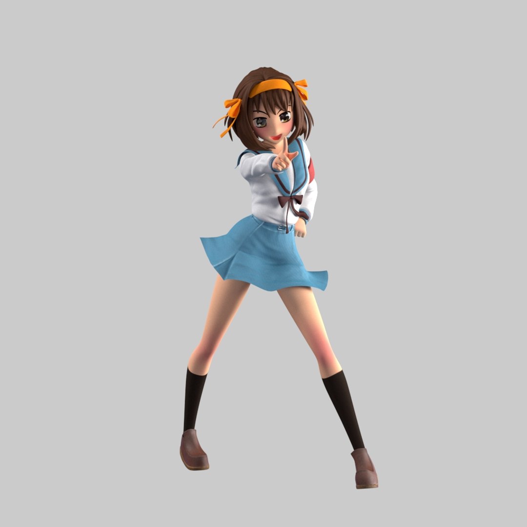 3d Model Haruhi