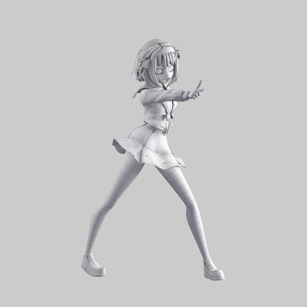 3d Model Haruhi