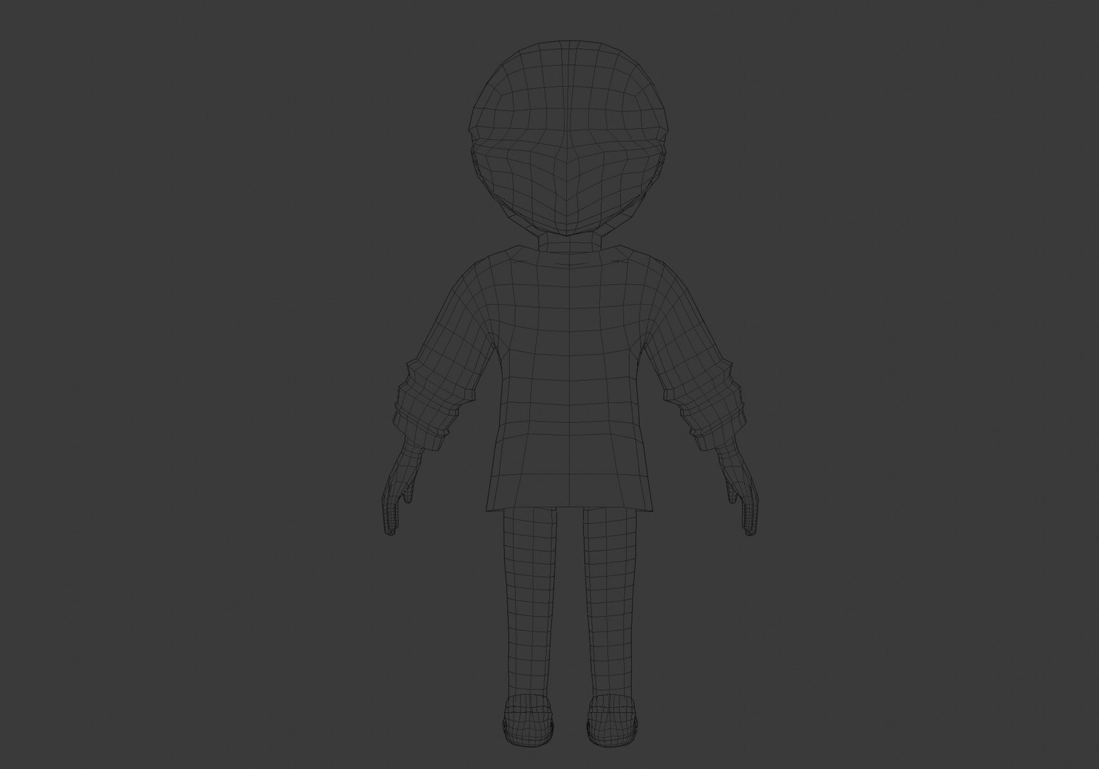 3D basic cartoon boy - TurboSquid 1929919