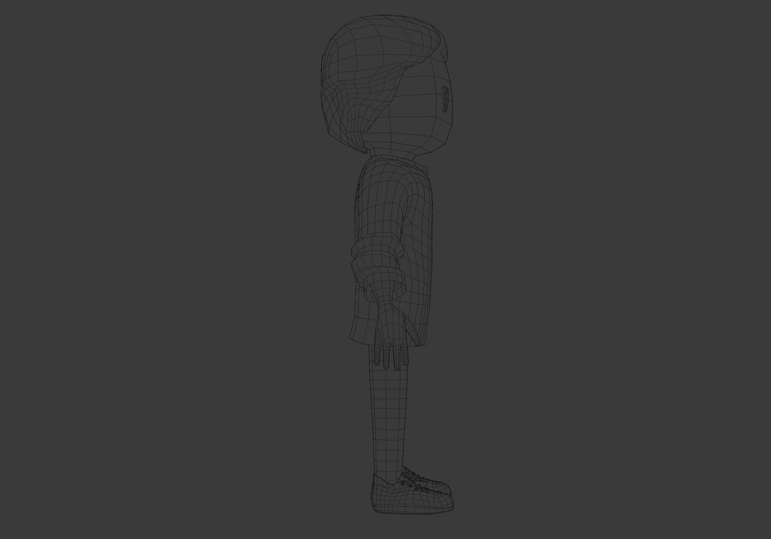 3D basic cartoon boy - TurboSquid 1929919