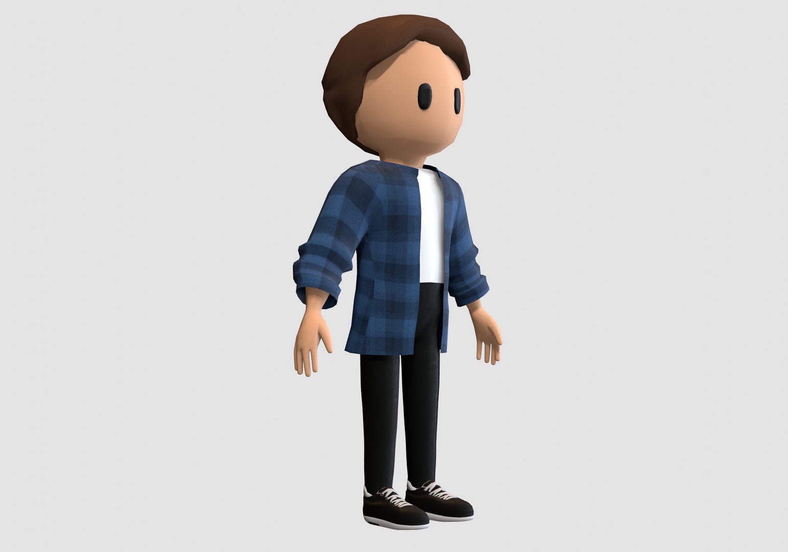 3D basic cartoon boy - TurboSquid 1929919