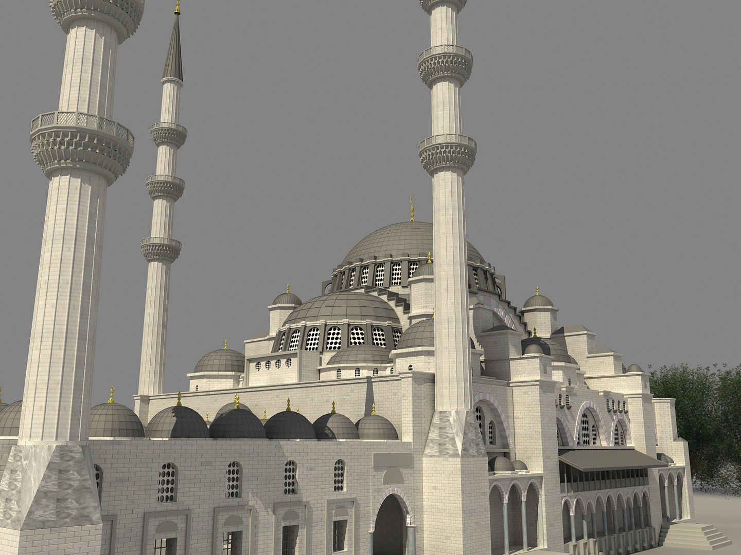 Suleymaniye Mosque 3d Max