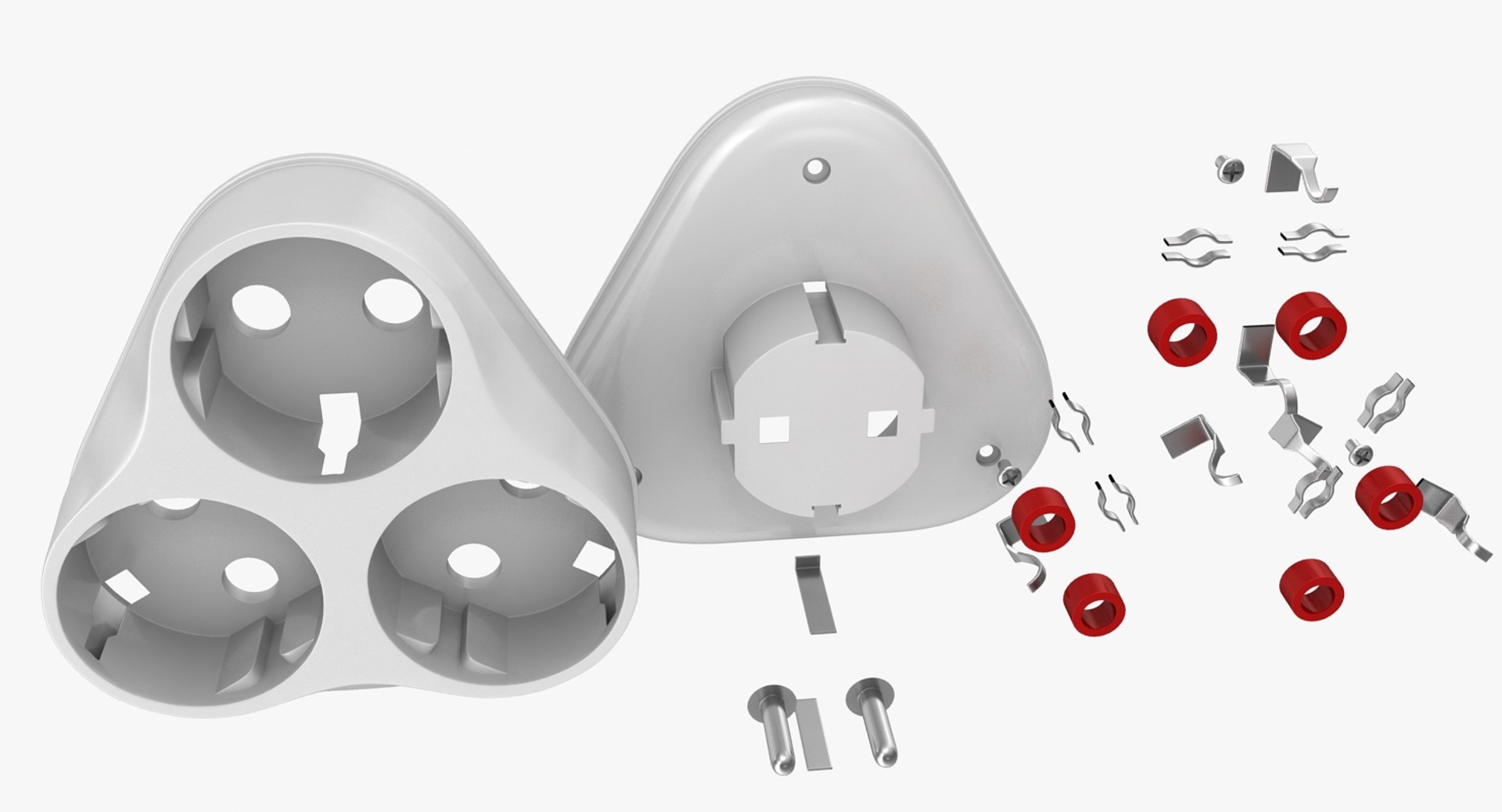3D Triple Socket - TurboSquid 1284958