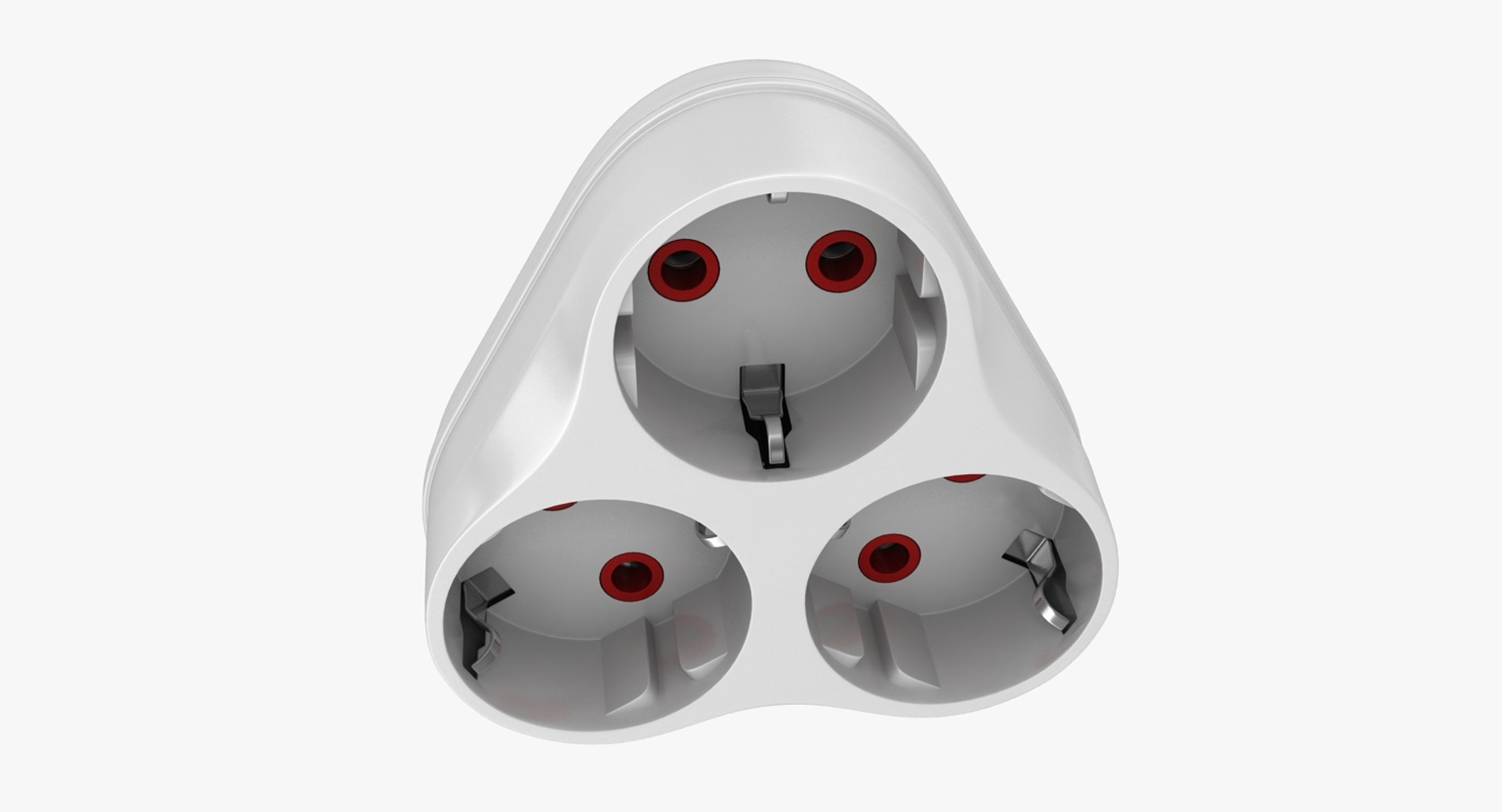 3D Triple Socket - TurboSquid 1284958
