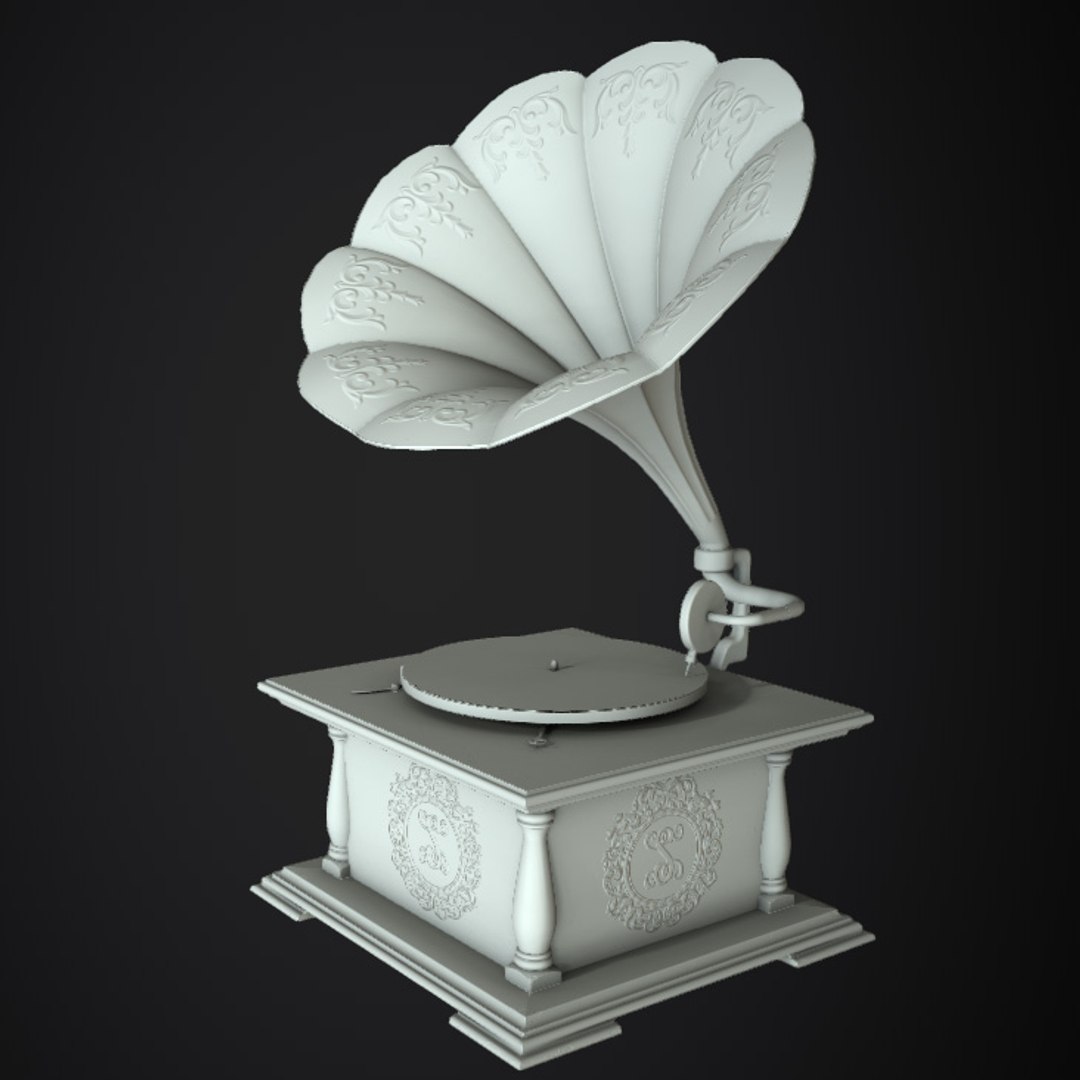3D Gramophone Model - TurboSquid 1261660