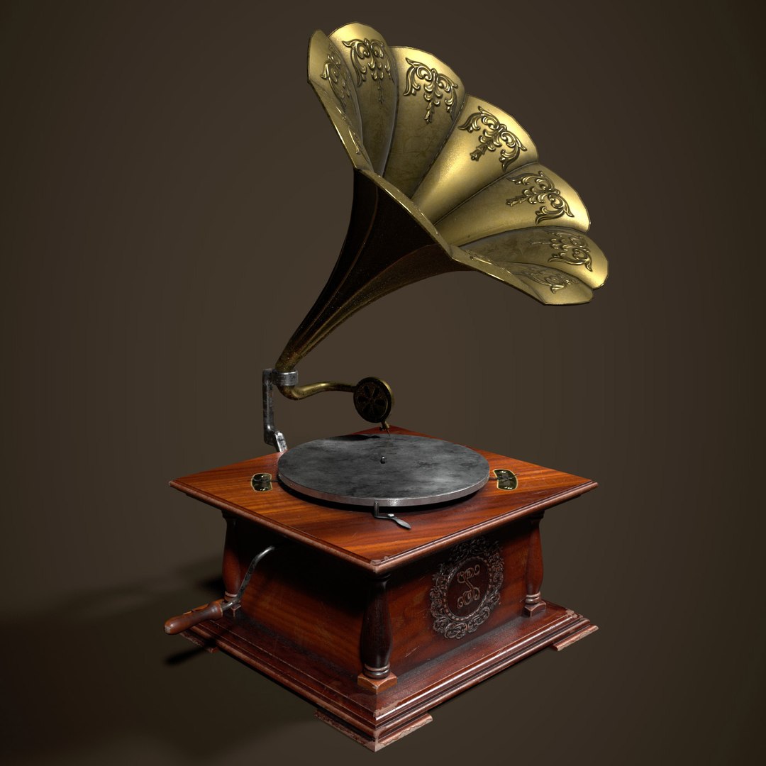 3D Gramophone Model - TurboSquid 1261660