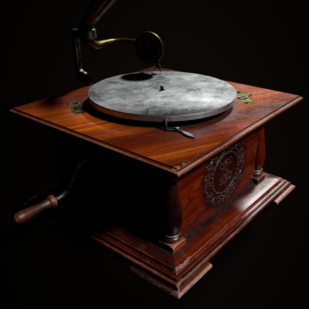 3D Gramophone Model - TurboSquid 1261660