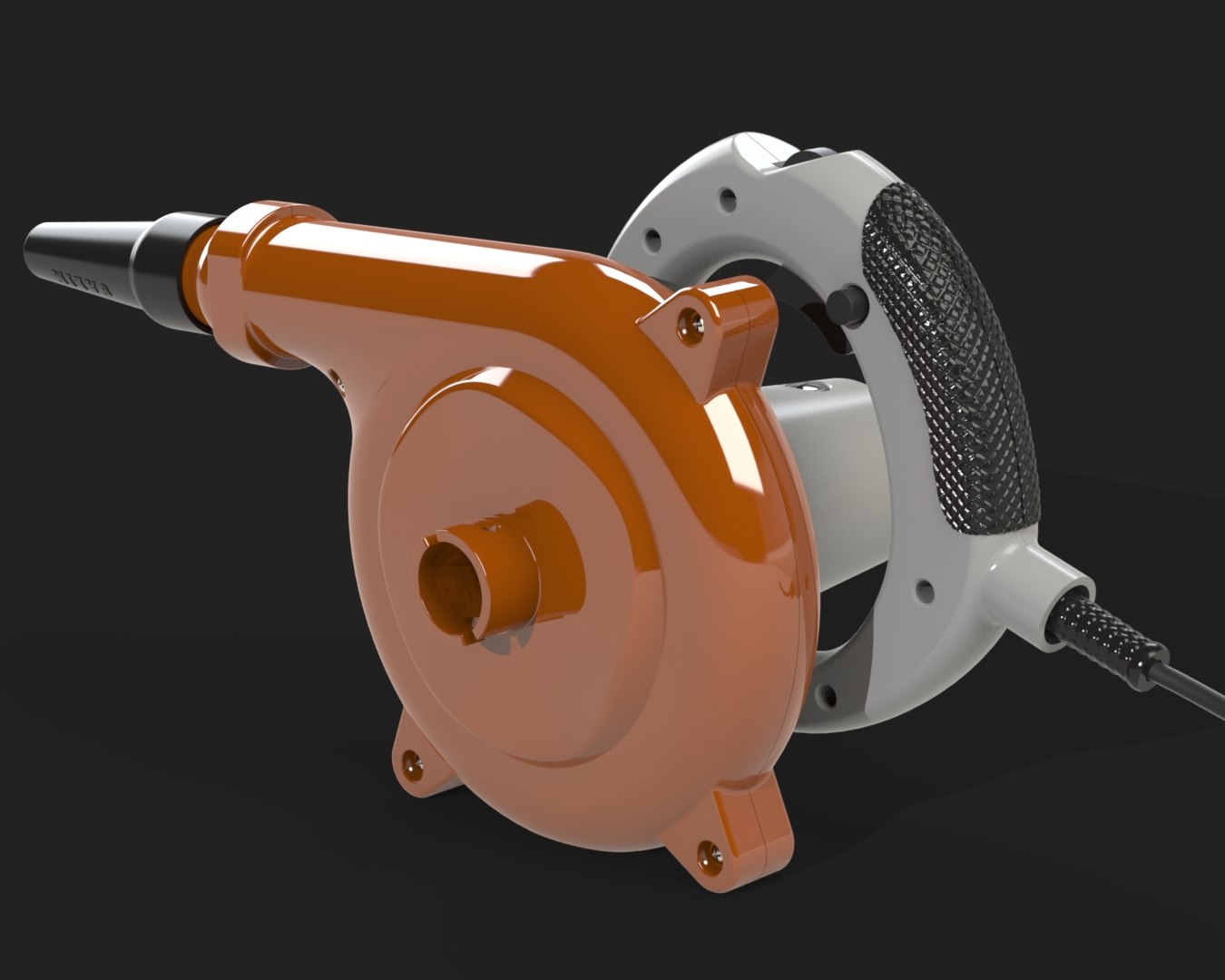 3D Electric Air Blower Model - TurboSquid 1753655