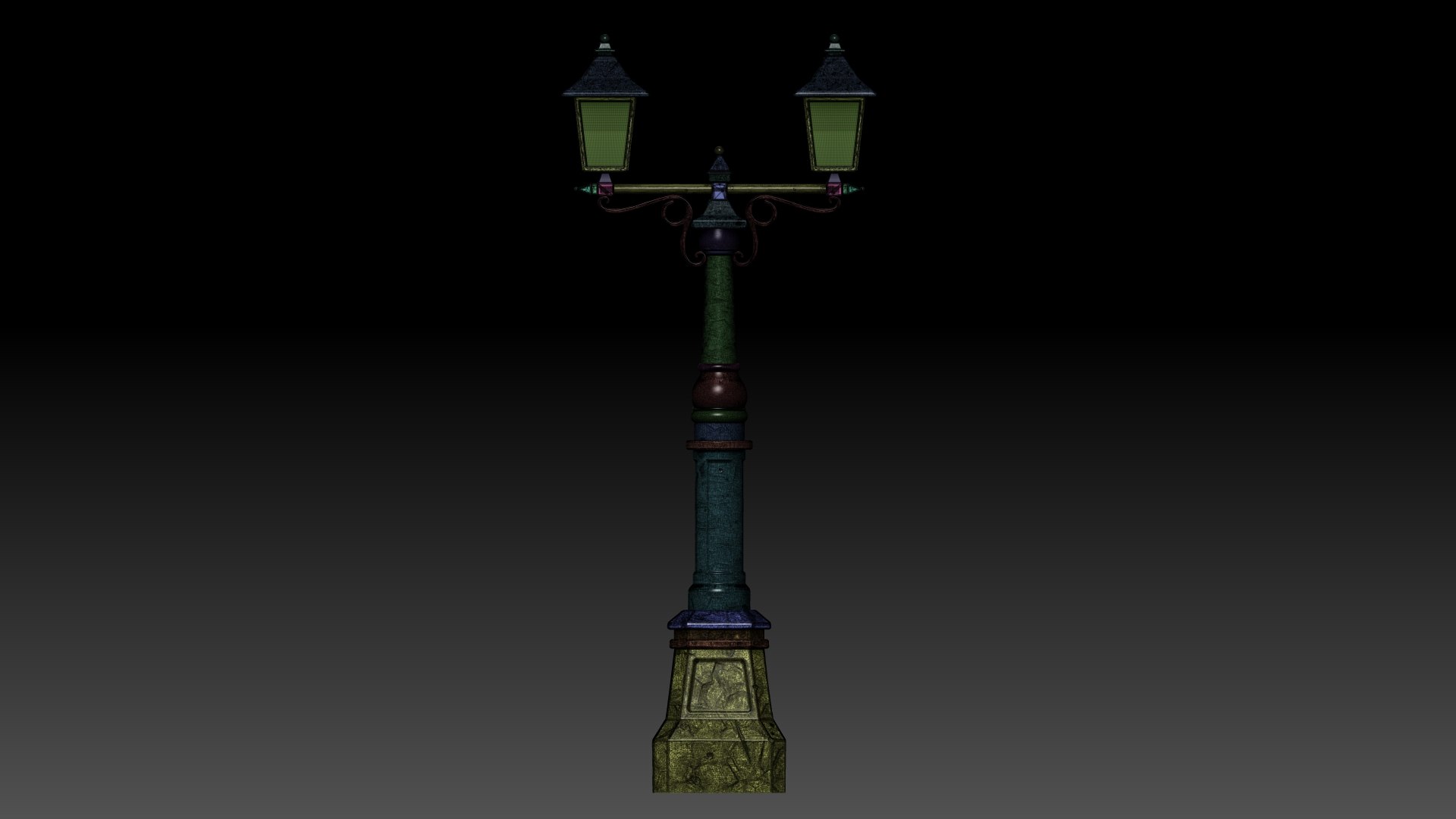 Stylized Street Light 3D Model - TurboSquid 2016016