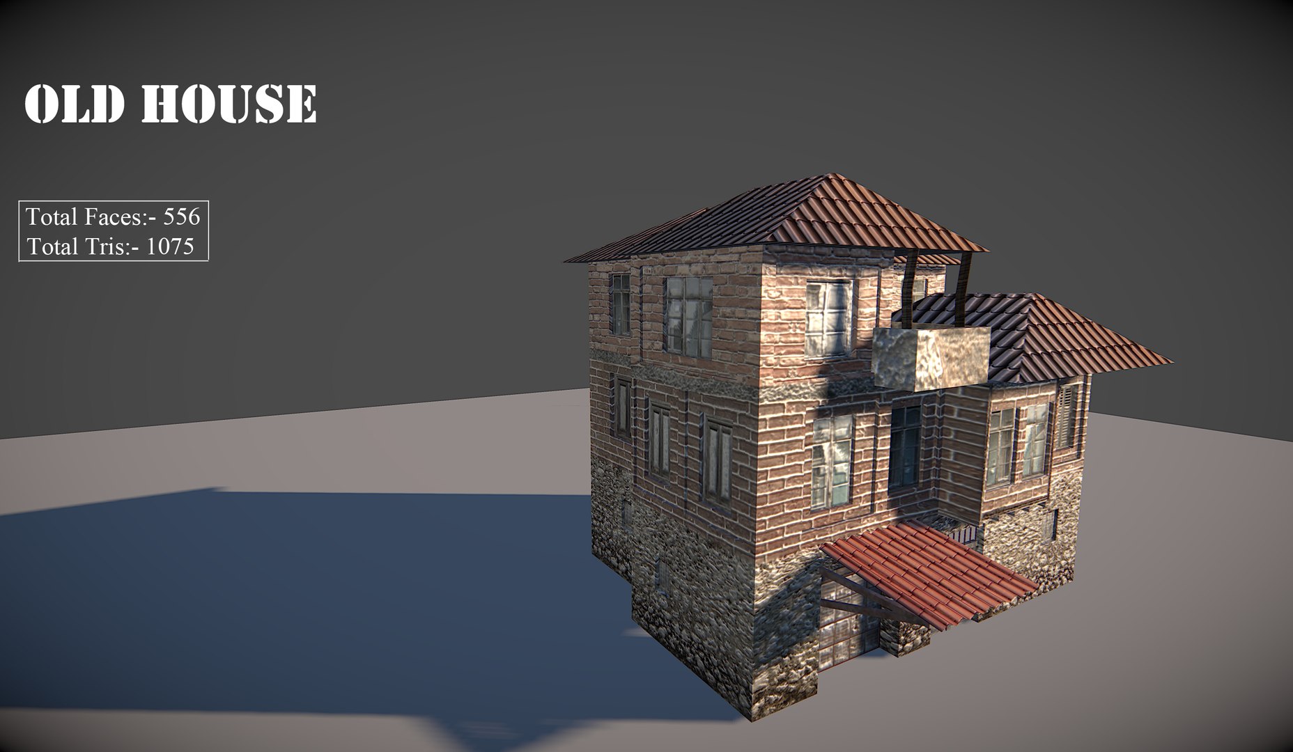 old macedonian house 3d model