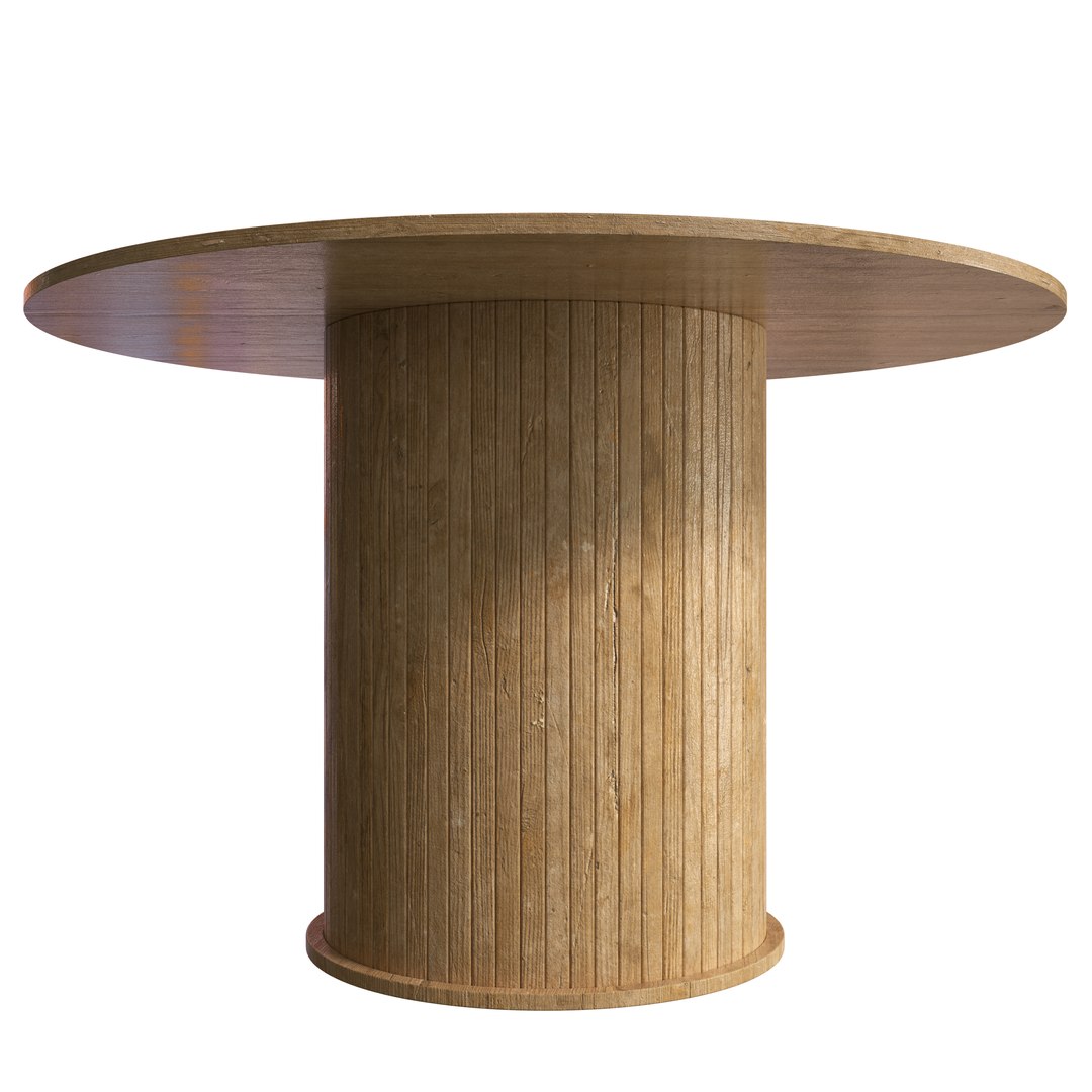 Iris Round Dining Table 3D - TurboSquid 2091960
