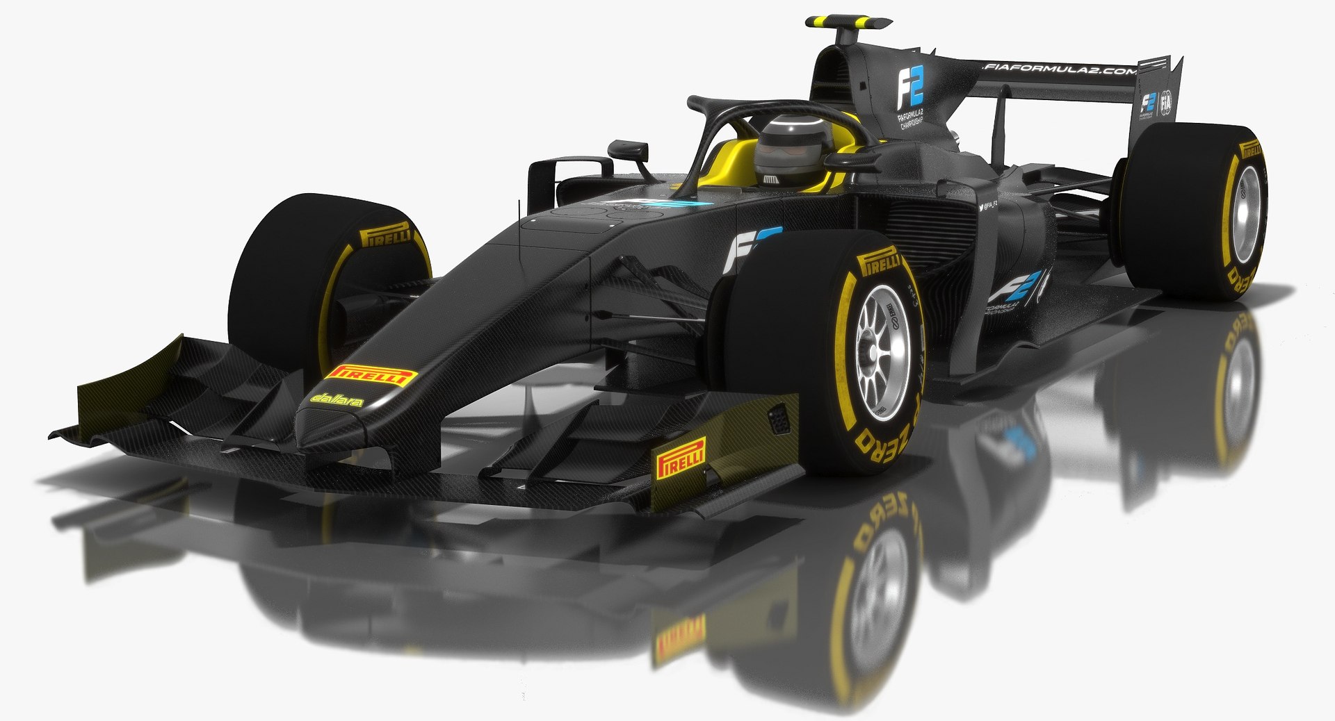 Dallara f2 2018 18 3D model - TurboSquid 1279781
