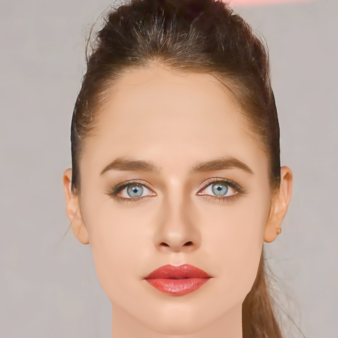 3D Model Matilde Gioli Head - No Hair - Low Poly Head For Game ...