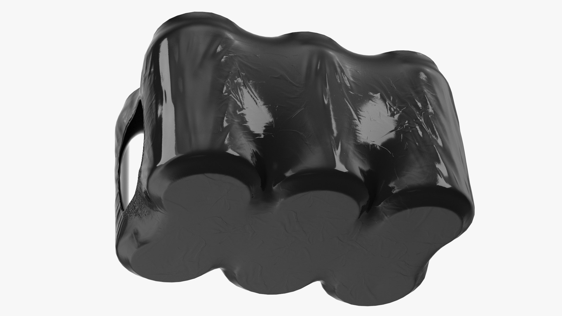 3D Aluminium Can 330ml Black Pack Of 6 Psc Model - TurboSquid 2159341