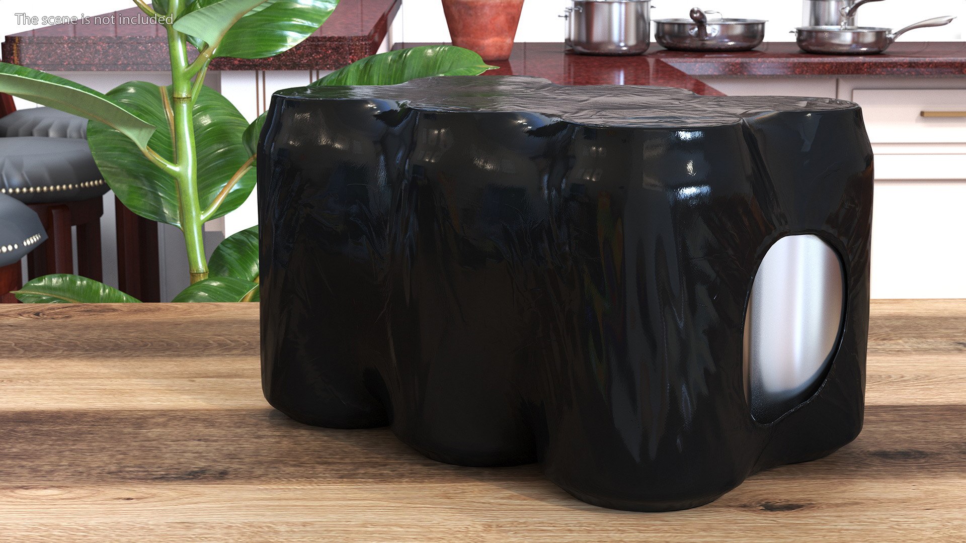 3D Aluminium Can 330ml Black Pack Of 6 Psc Model - TurboSquid 2159341