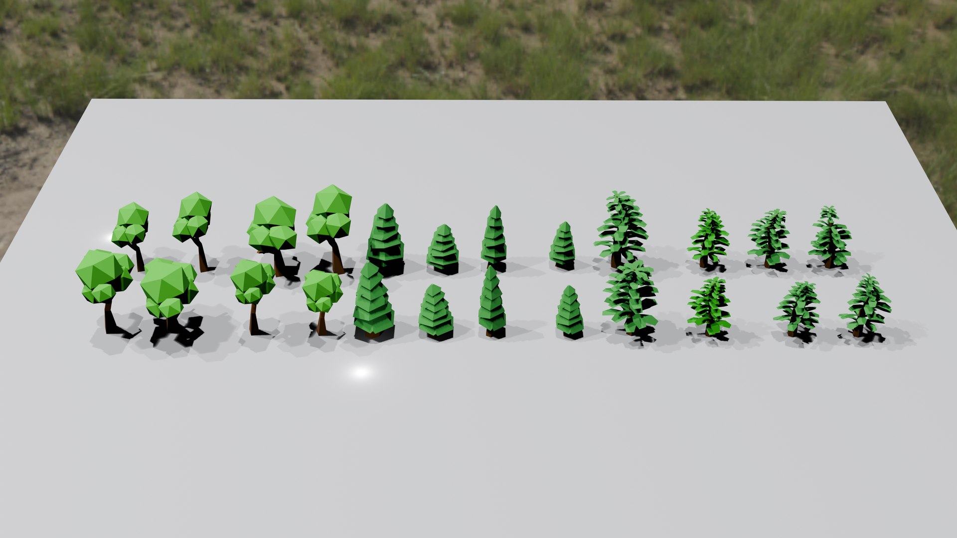 24 Low Poly Trees Pack 3D Model - TurboSquid 2396884