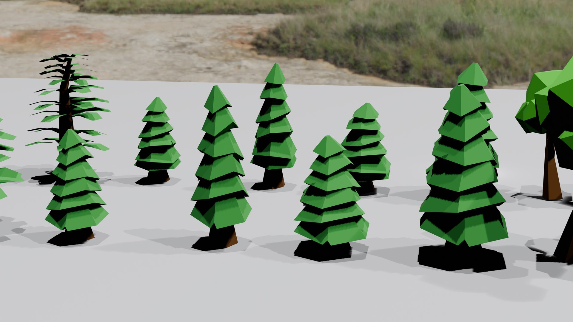 24 Low Poly Trees Pack 3D Model - TurboSquid 2396884