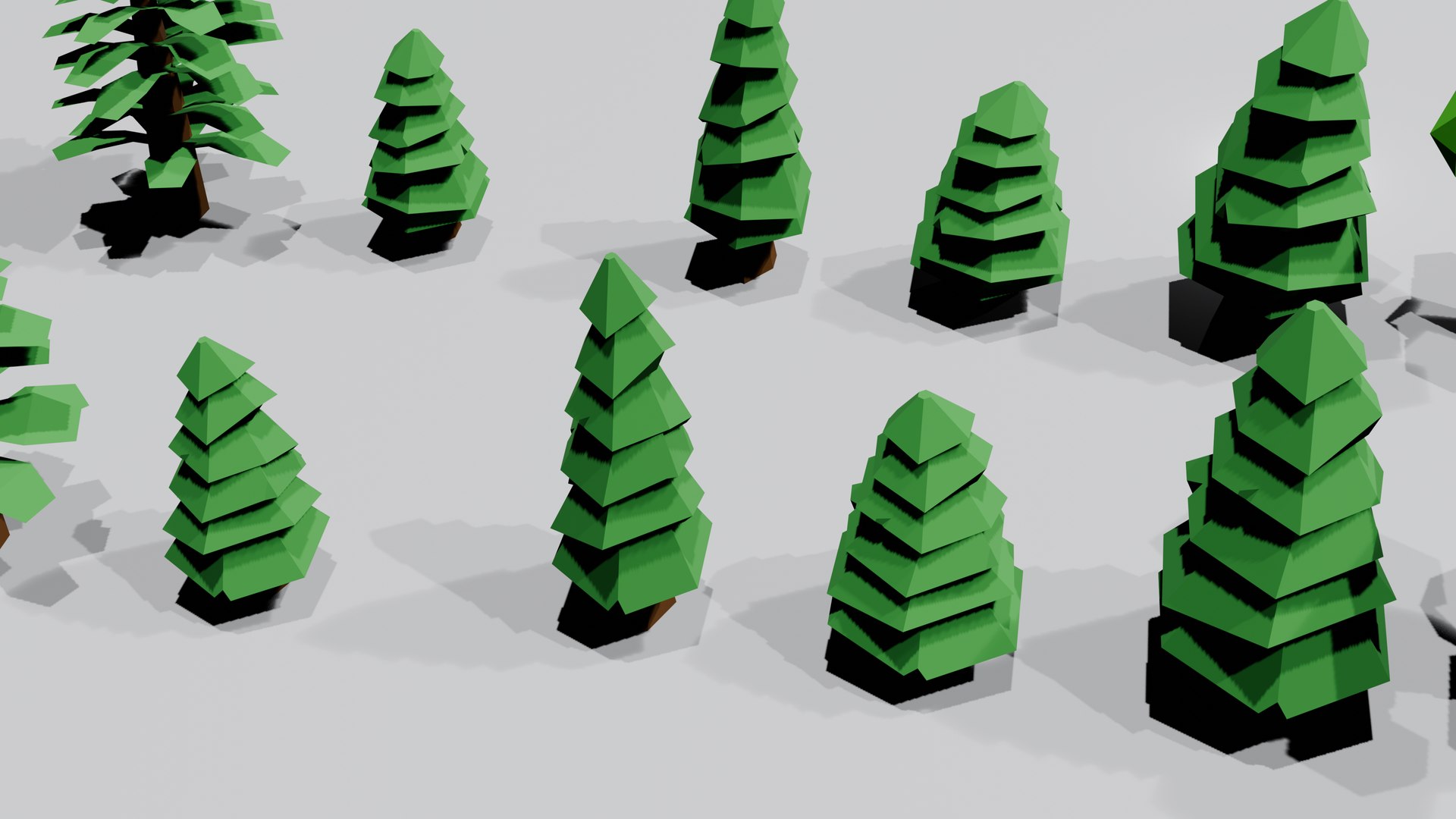 24 Low Poly Trees Pack 3D Model - TurboSquid 2396884