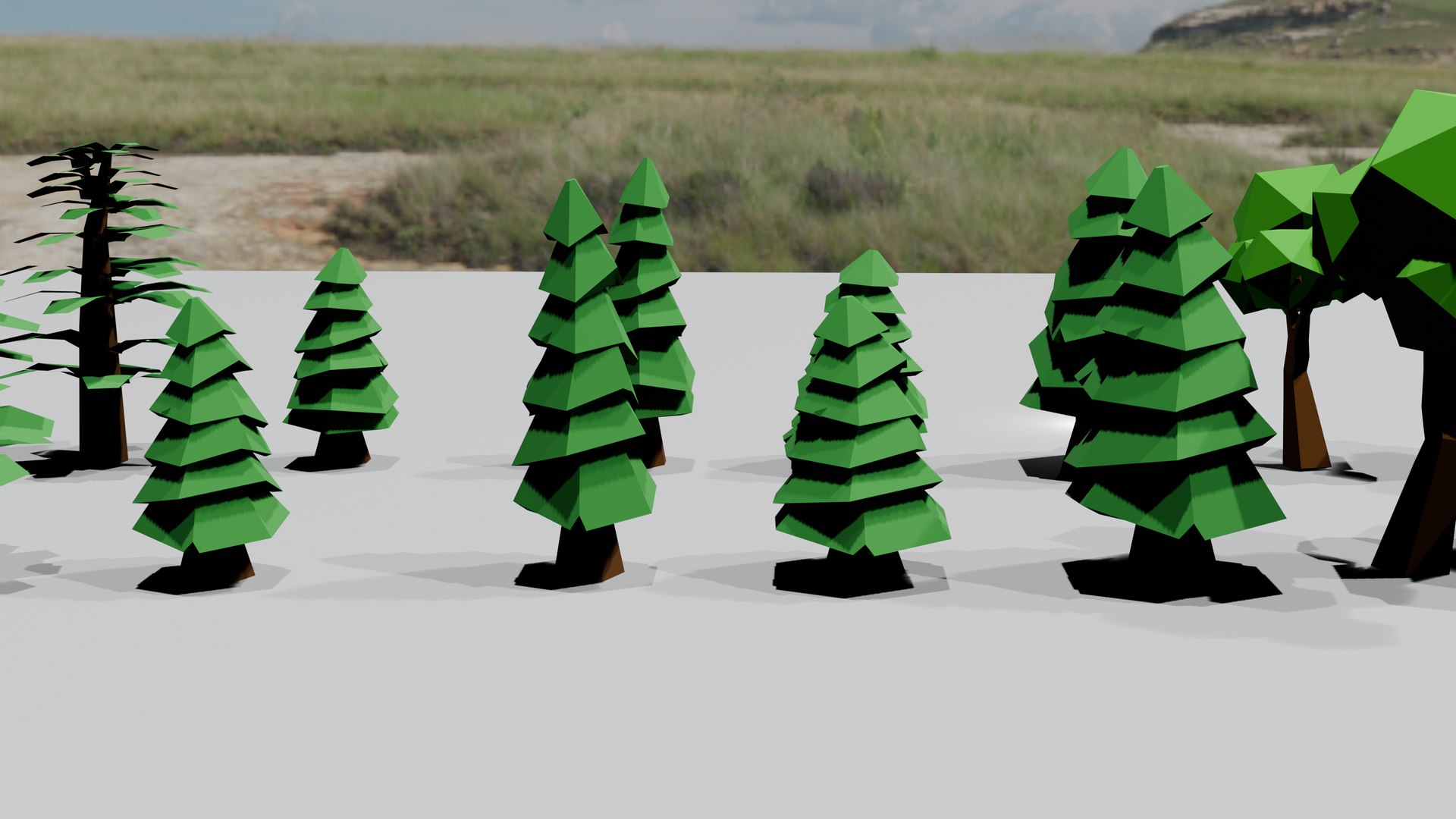 24 Low Poly Trees Pack 3D Model - TurboSquid 2396884