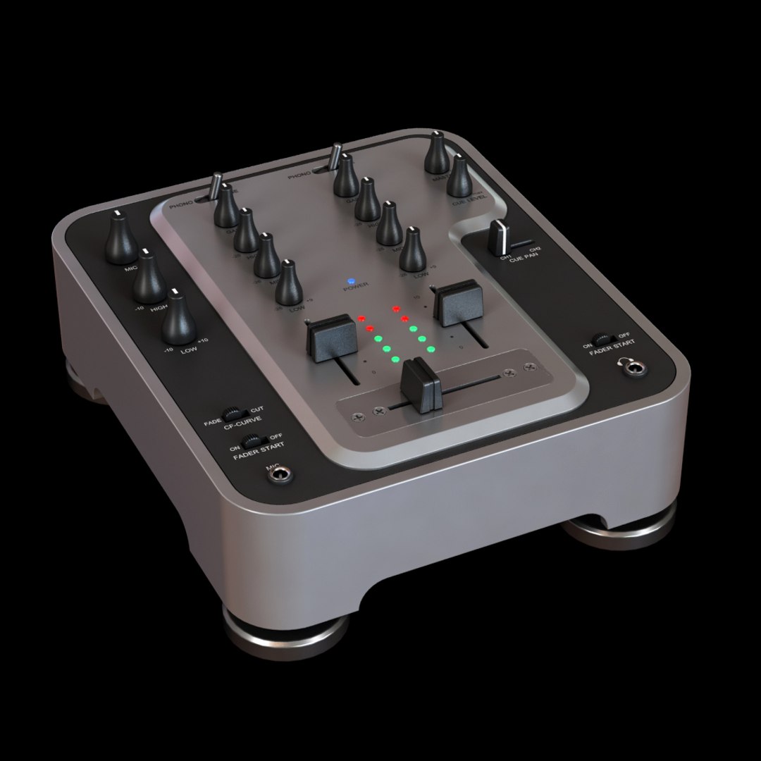 3D Dj Mixer Model - TurboSquid 1523037
