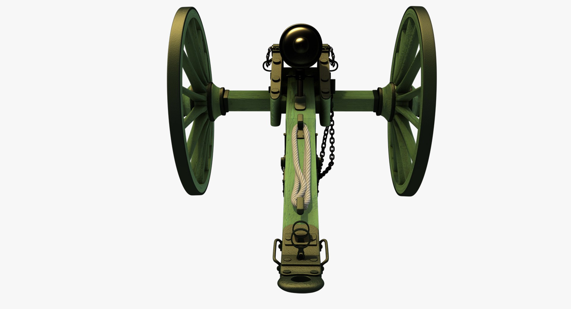 10-pounder Parrott Rifle Civil War 3D - TurboSquid 1261213