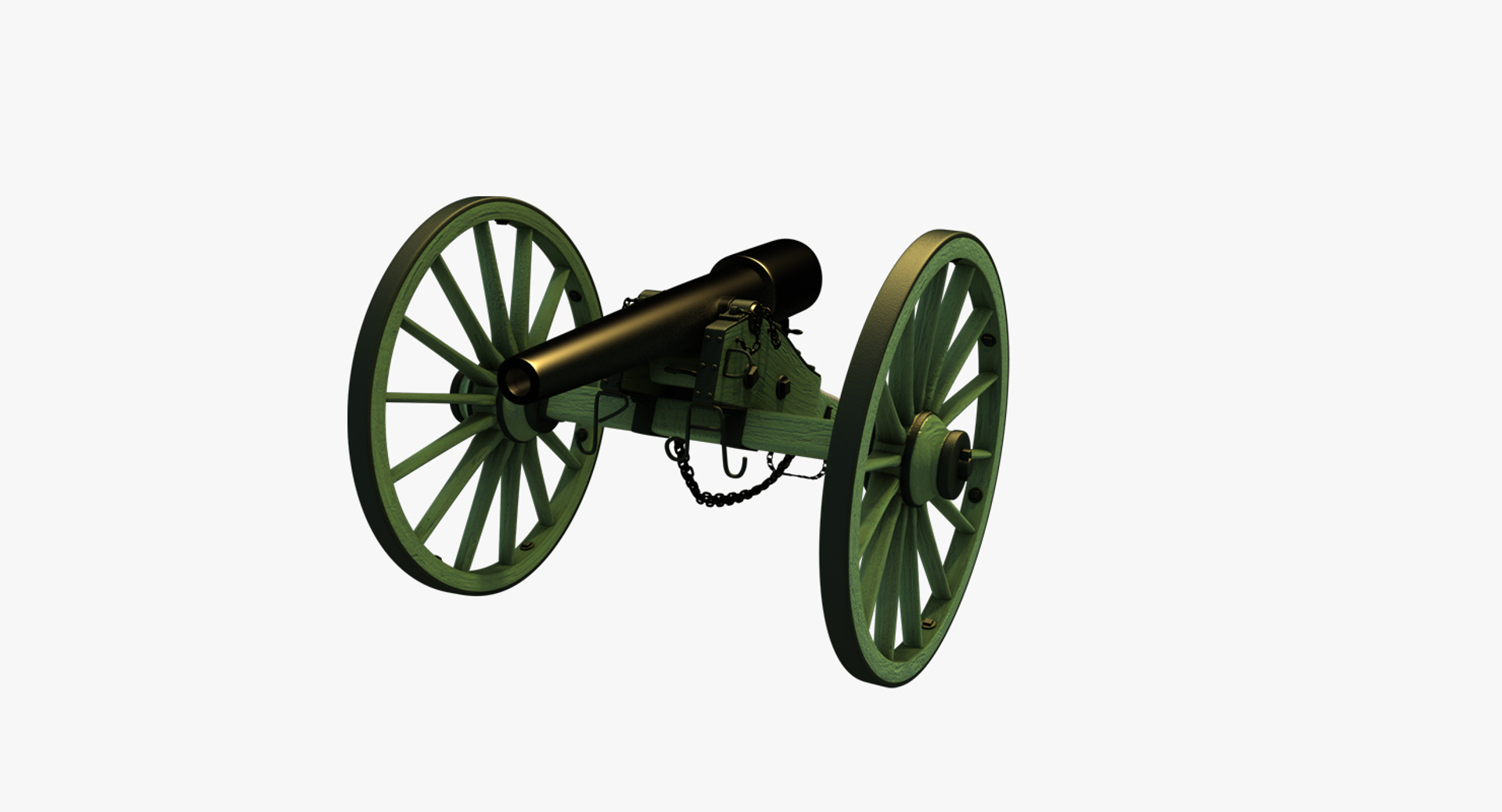 10-pounder Parrott Rifle Civil War 3D - TurboSquid 1261213