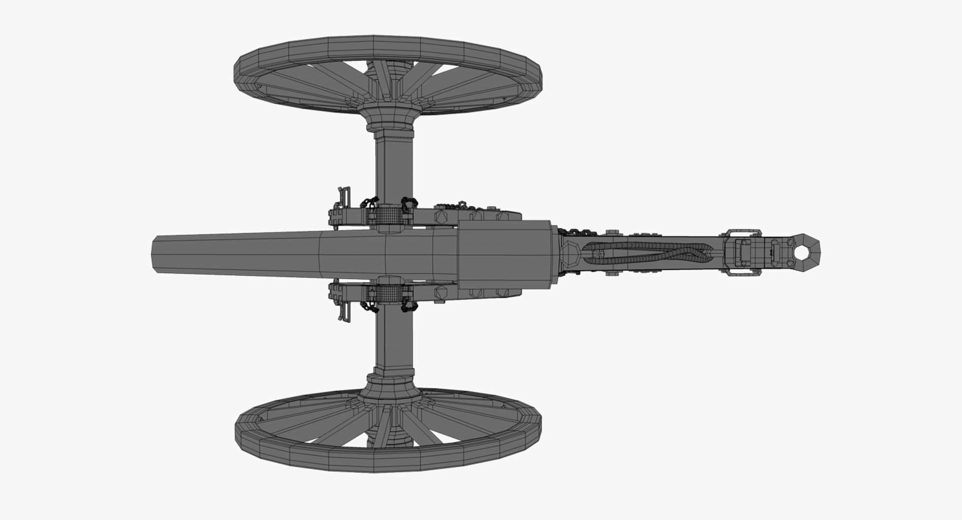 10-pounder Parrott Rifle Civil War 3D - TurboSquid 1261213