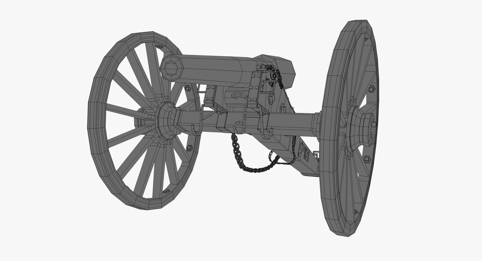 10-pounder Parrott Rifle Civil War 3D - TurboSquid 1261213